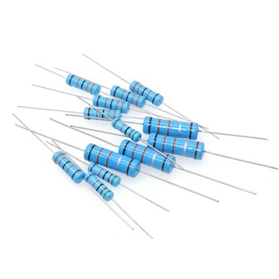 150pcs/lot Metal Variable Film Resistor 30 Value Carbon Film