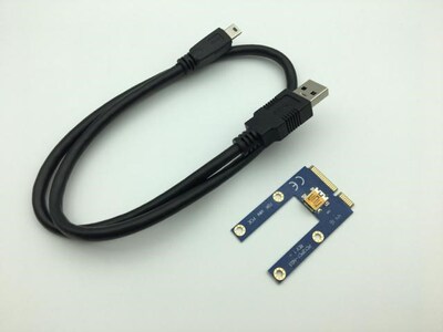 Mini PCIe Riser PCI Express 1x to 16x for Laptop External Gr