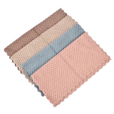 Kitchen Anti-grease wiping rags efficient Super Absorbent  C