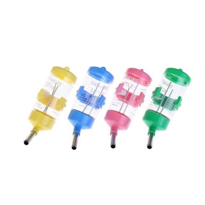 Plastic Hamster Drinker Water Bottle Dispenser Feeder Hangin