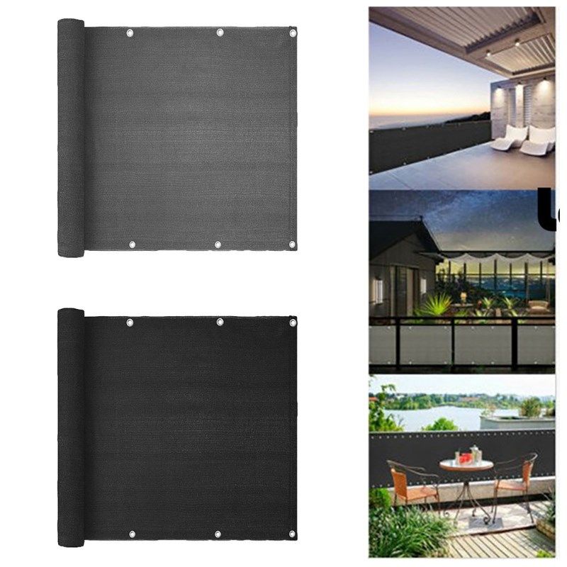 24pc Balcony Privacy Screen Cover Fence Windscreen for Porch_虎窝淘