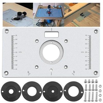 Multifunctional Aluminium Router Table Insert Plate Woodwork