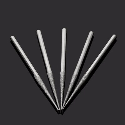 5pcs Mini Drills Diamond Grinding Head 3mm Shank Bur Bit Set