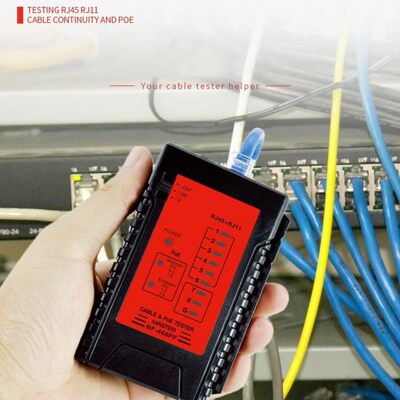 NF-468PF Network Cable Tester适用于 Ethernet LAN Cable PoE S