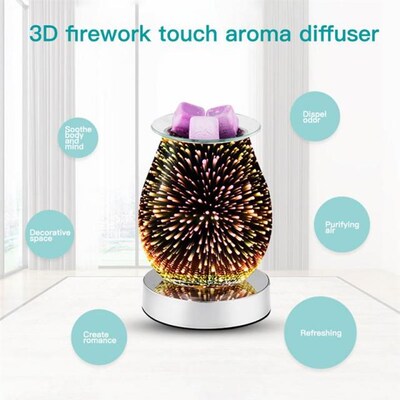 Practice Oil Diffuser Electric Candle Warmer Glass Wax Melt