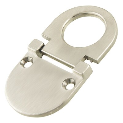 Cupboard Drawer Metal Flush Mount Pull Ring Handle Silver To