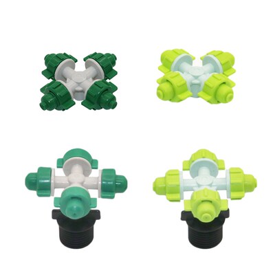 6mm Cross Atomized Sprinklers 6mm To 1/2 Inch Male Thread Ga