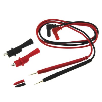 1 Pair Probe Gold-plated Test Leads 适用于 Multimeter Needle
