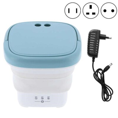 Foldable Washing Machine Mini Portable Laundry Washer for Cl