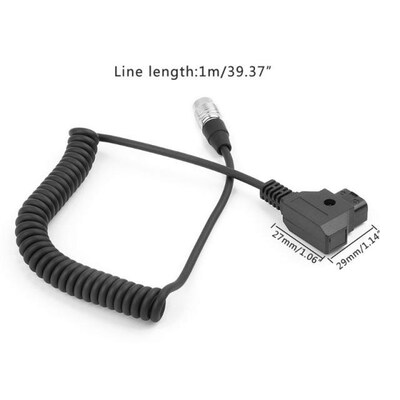 100cm D-Tap To Hirose 4pin Male Plug Power Cable Sound Devic