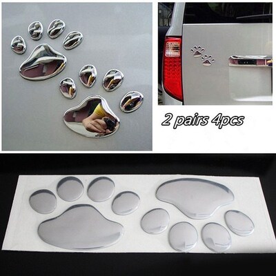 2 Pair Handprint Sticker Paar Kühlen Auto Aufkleber 3D Tier