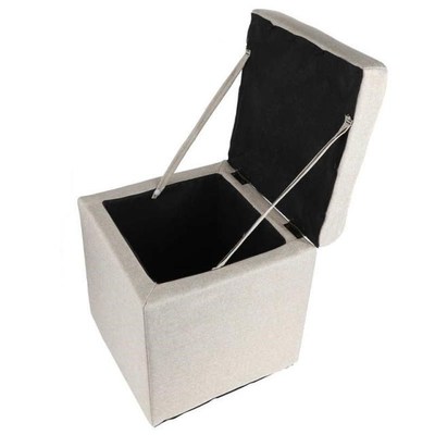Multifunctional Cushion Footstool Footrest Stool Storage Box