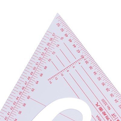 Sewing Ruler Comma Shaped French Curve Plastic Tailor Drawin