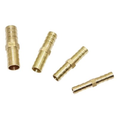 6/8/10/12mm OD Straight Hose Joiner Brass Barb Connector Gar