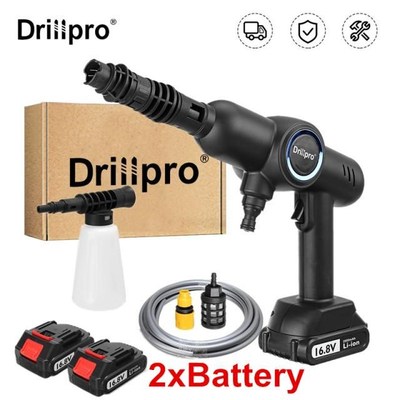 Drillpro Wireless Brushless High Pressure Car Wash Water Spa