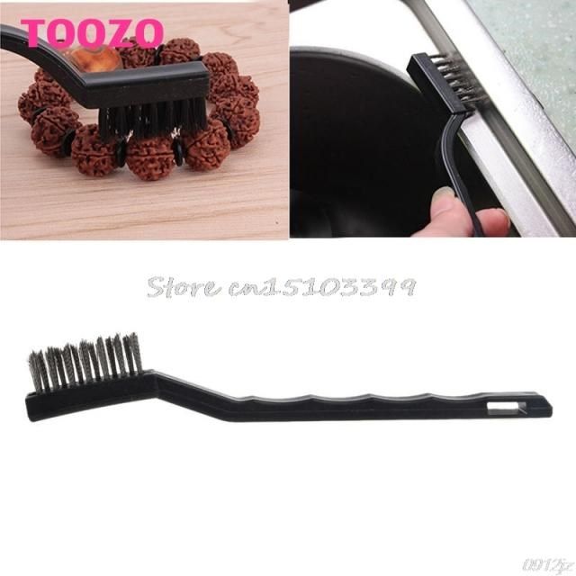 Handy Stainless Steel Nylon Brass Wire Brush Tooth Brushes C_虎窝淘