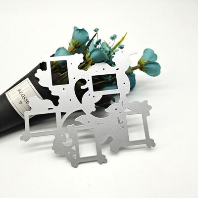 Flower Vine Photo Wall  Cutting Dies Stencil Die Cut Scrapbo