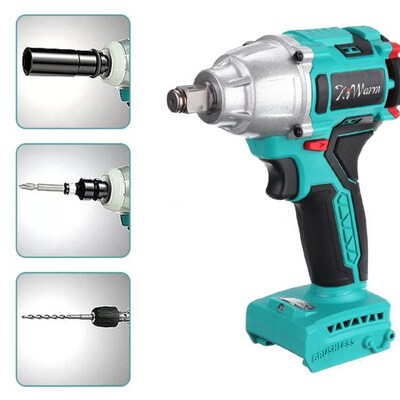 288vf 520N.M Brushless Cordless Electric Impact Wrench 1/2 i