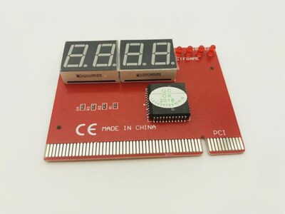 Computer Motherboard PCI POST Card LED 4-Digit Diagnostic PC