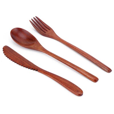Wooden Flatware Set Wood Spoons Forks Wooden Spoons Forks Se