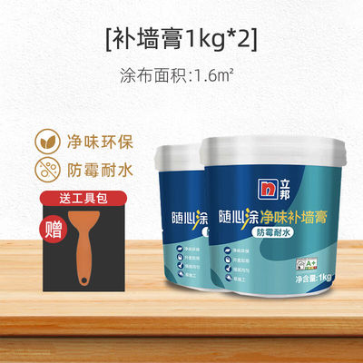 NIPPONPAINT/立邦腻子粉立邦补墙膏防潮防霉墙面修补膏白色腻子粉