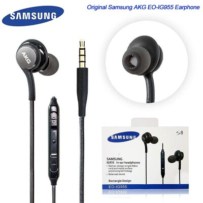 Samsung AKG Earphone EO IG955 Braided Cord Headset With Mic