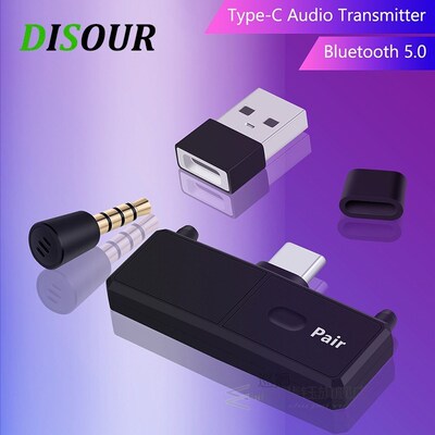 Type-C Bluetooth Transmitter V5.0 A2DP SBC Low Latency With