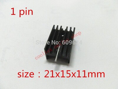 100pcs/lot  21x15x11mm IC Heatsink, Triode  heatsink , radia