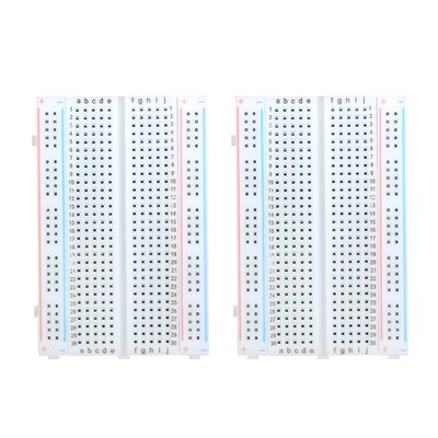 2pcs Quality Mini Bread Board / Breadboard 400 holes PCB Sol