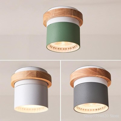 Nordic Simple Macaroni Light Log Small Downlight LED Light R