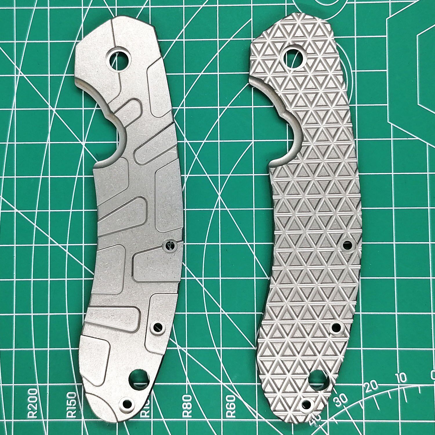 Titanium Alloy TC4 Scales for SPYDERCO C156_虎窝淘