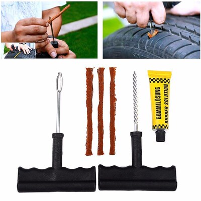 8-piece set Car tire repair tool Tire Repair kit bicycle mot