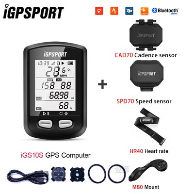 igs10s Bike Wireless Stopwatch GPS Bicycle Computer IPX6 Wat
