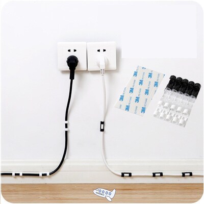20pcs Wire Organizer Securing Cable Clamp Storage Clips Buck