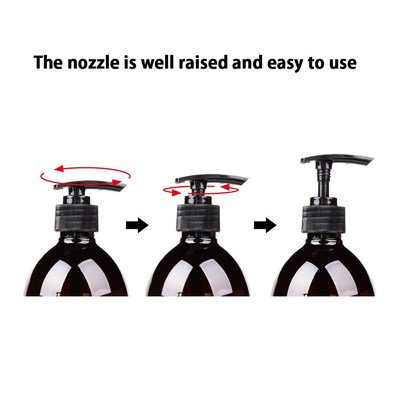 3 in 1 set Soap Dispenser for Shampoo Body Wash Hair Conditi