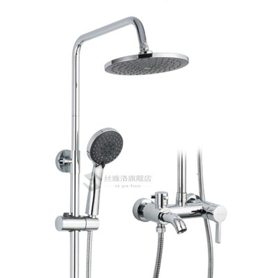 High Quality Chrome Bath Shower Faucets Set Bathtub Mixer Fa