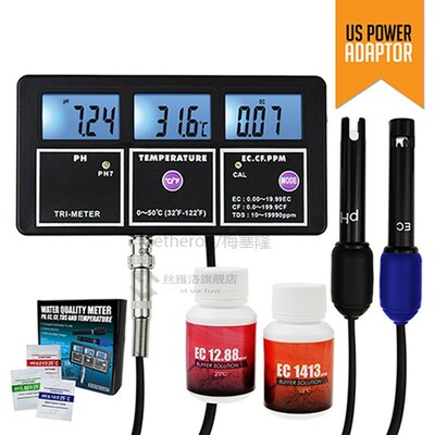 5-in-1 Water Quality Multi-parameter PH EC CF TDS(ppm) Tempe