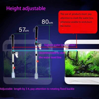 Battery Gravel Vacuum Cleaner Aquarium Fish Tank Cleaning