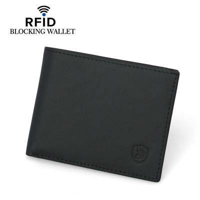 RFID head leather wallet Korean Leather Men's wallet真皮