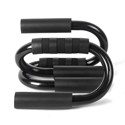 Sshaped Powdercoated Pushup Stands for Arm Chest Muscle Trai