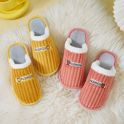2025 Slippers Home Fluffy Casual Cotton Slippers AntiSlip fo