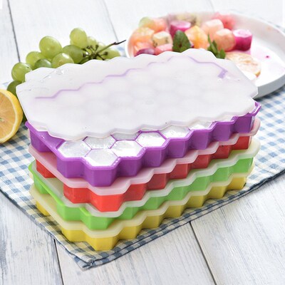 37Cell Silicone Ice Tray Simple Summer Ice Maker Creative Ic