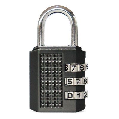 Zinc Alloy Electroplated Spray Painted Password Padlock for