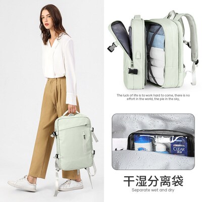 Winter New Expandable Backpack Men and Women Wet and Dry Sep