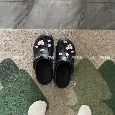 粉蝴蝶结高级百搭公主风爱心