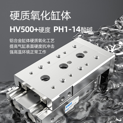 SMC型气动滑台气缸MXS6 12-16 25 MXS8-10-20-30-40-50-75-ASTFRP