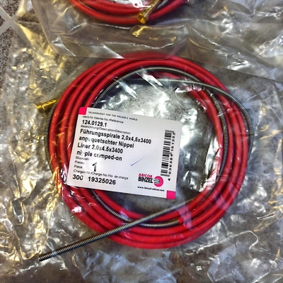 宾采尔焊枪送丝管2·0x4·5x3400BINZEL124.0129.1