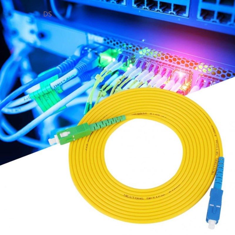 Fiber Jumper 20m Optical Fiber Patch Cord Single Mode Cable_虎窝淘