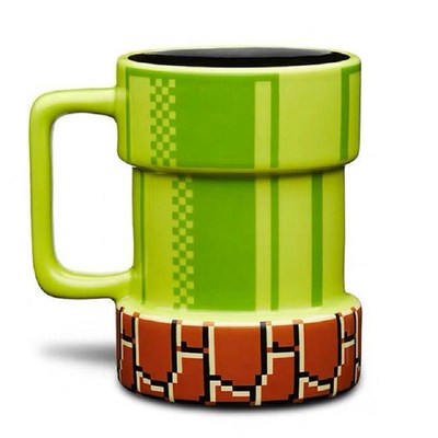 NEW 420ML SupEr MArio ApErturES ShApE CErAC Mug tooN CoffEE
