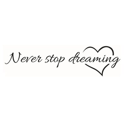 English Phrase Inspirational Wall Stickers Living Room Bedro